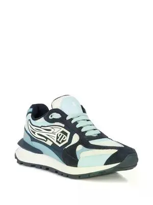 Philipp Plein Titan Edge Lace-up Sneakers - Blue