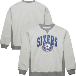 Mitchell & Ness Philadelphia 76ers Vintage Logo Pullover Sweatshirt