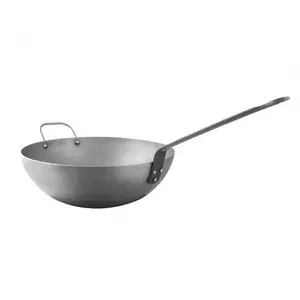 MAUVIEL M'steel 5.4 Qt. Wok - Silver