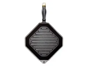 FINEX 10" Cast Iron Grill Pan - Black