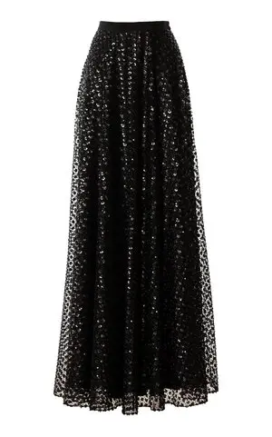 Lena Hoschek Odile Sequined Maxi Skirt