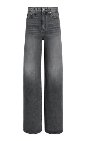 Khaite Dane Mid-rise Wide-leg Jeans