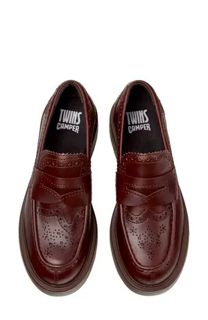 Camper Dean Twins Loafer - Medium Brown