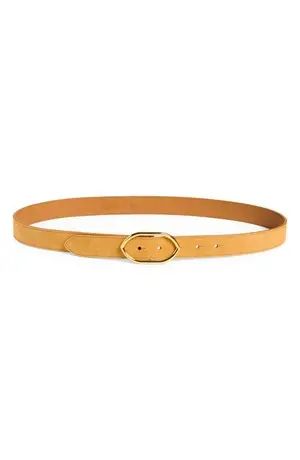 Jacquemus La Ceinture Calisson Leather Belt - Camel