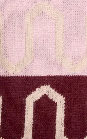 La DoubleJ Comber Two-tone Alpaca Blend Turtleneck - Multicolor