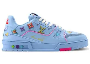 LOUIS VUITTON Trainer Monogram Donuts Sneakers - Blue