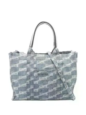 Balenciaga 2000s Logo-pattern Tote Bag