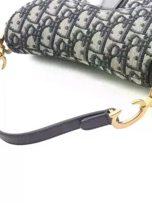 Dior Jacquard Saddle Bag