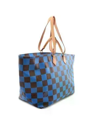 LOUIS VUITTON 2021 Damier Pop Tote - Blue