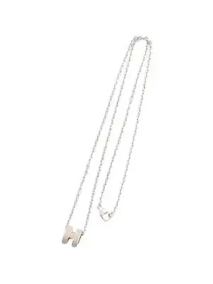 Hermes Silver Tone Necklaces