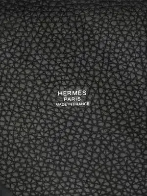 Hermès 2024 Leather Handbag With Lock Detail - Black