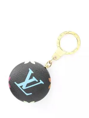 LOUIS VUITTON X Takashi Murakami 2010s Astropil Round-charm Keyring - Black