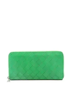 Bottega Veneta 2000 Intrecciato Wallet - Green