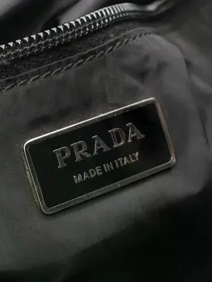 Prada 2000 Logo-plaque Tote Bag