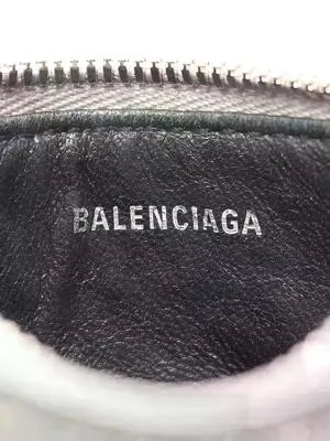 Balenciaga 2000s Everyday Glitter-finish Card Holder
