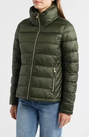 Tommy Hilfiger Packable Puffer Jacket - Olive