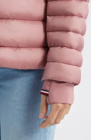 Tommy Hilfiger Packable Chevron Puffer Jacket - Bonita Pink