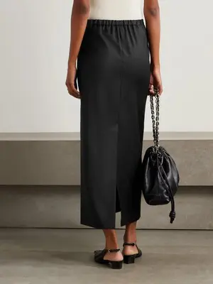 Loulou De Saison Cara Wool Midi Skirt