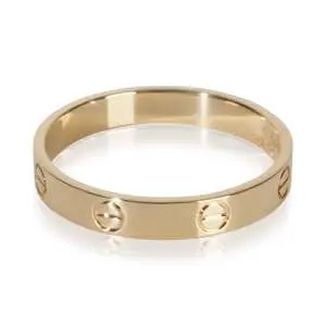 CARTIER 18k Yellow Gold Love Ring