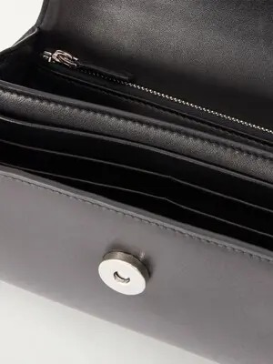 THE ROW Curved Leather Clutch