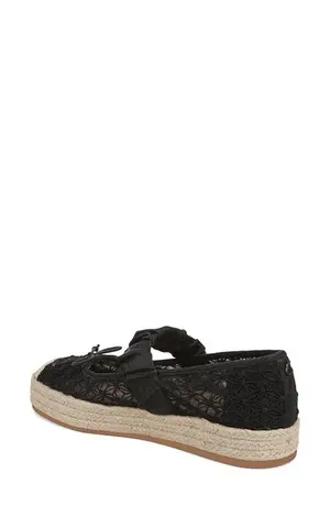 CIRCUS NY BY SAM EDELMAN Lillie Mesh Platform Espadrille - Black