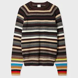 Paul Smith Contrast Stripe Knitted Sweater