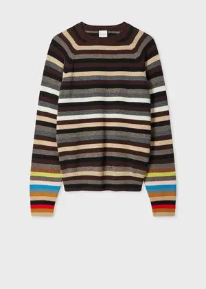 Paul Smith Contrast Stripe Knitted Sweater