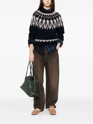 Loewe Wool Blend Crewneck Sweater