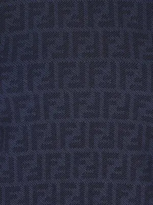 Fendi Ff Wool Sweater - Blue