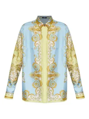Versace Gathered Shirts For Women