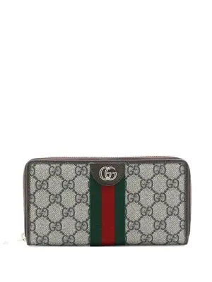 Gucci Ophidia Gg Wallet - Brown
