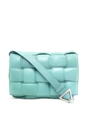 Bottega Veneta 10s Intrecciato Shoulder Bag - Blue