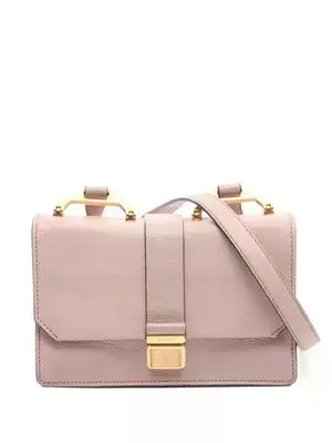 Miu Miu Madras Leather Shoulder Bag - Pink