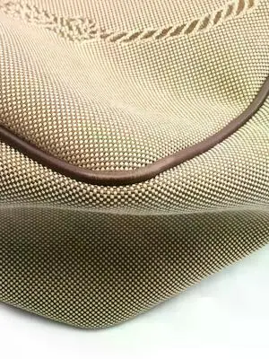 Prada Logo Jacquard Shoulder Bag