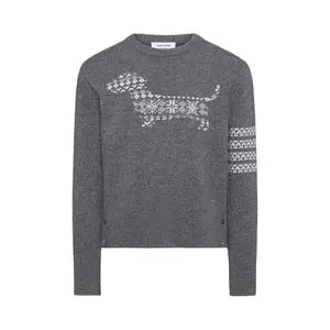 Thom Browne Holiday Hector Crew Neck Pullover