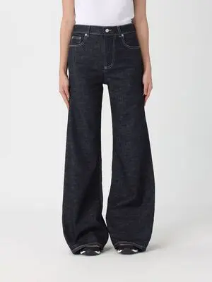 Marni High Rise Wide Leg Jeans - Blue