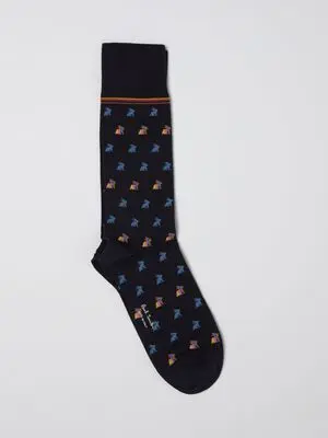 Paul Smith Patterned Socks - Blue
