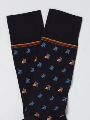 Paul Smith Patterned Socks - Blue