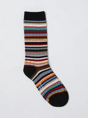 Paul Smith Ribbed Socks - Multicolor