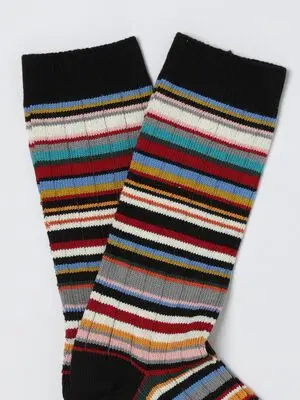 Paul Smith Striped Crew Socks - Multicolor