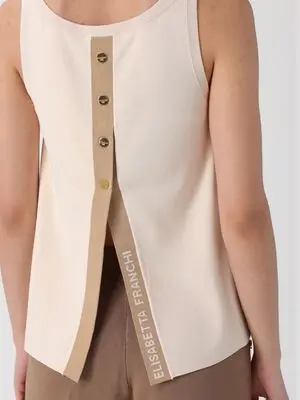 Elisabetta Franchi Tank Top - Butter