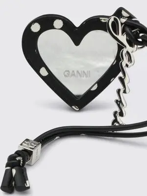 GANNI Key Chain - Black