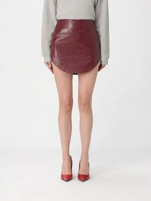 DIESEL® Faux Leather Mini Skirt
