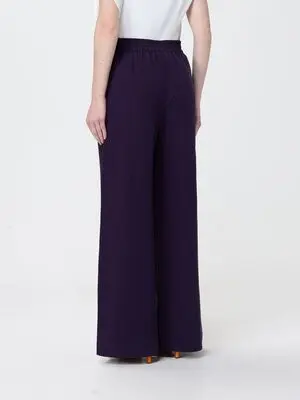Liu Jo Wide Leg Drawstring Trousers - Violet