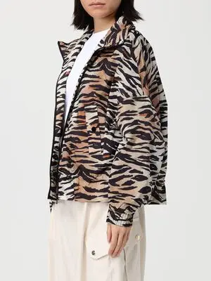 Pinko Zebra Print Polyester Windbreaker Jacket