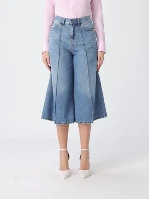 Pinko Cropped Wide Leg Jeans