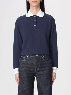 Marni Cropped Polo Shirt - Blue