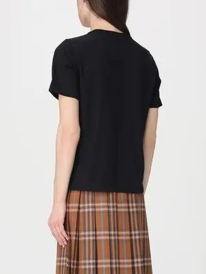 Burberry Embroidered Logo T-shirt - Black