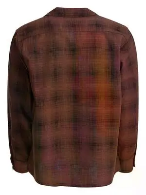 Needles Checked Pocket Shirt - Brown