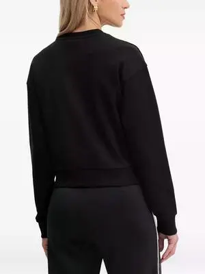 Armani Exchange Crew Neck Sweatshirt With Logo Detail - Black